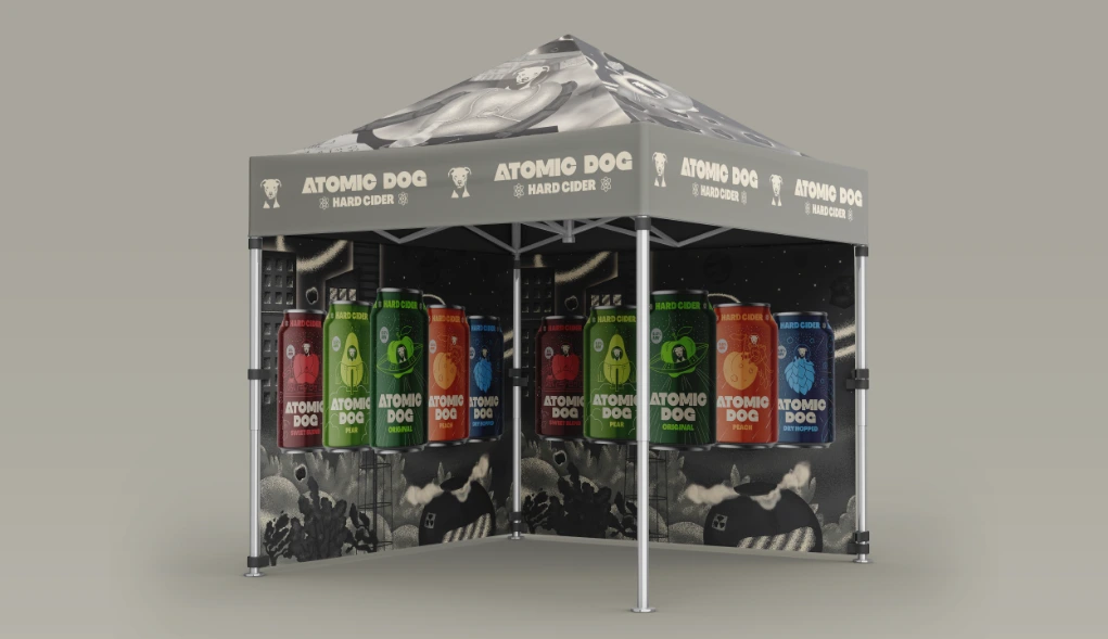 Brand redesign & Campaign for Atomic Dog Hard Cider
