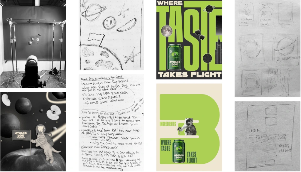 Brand redesign & Campaign for Atomic Dog Hard Cider
