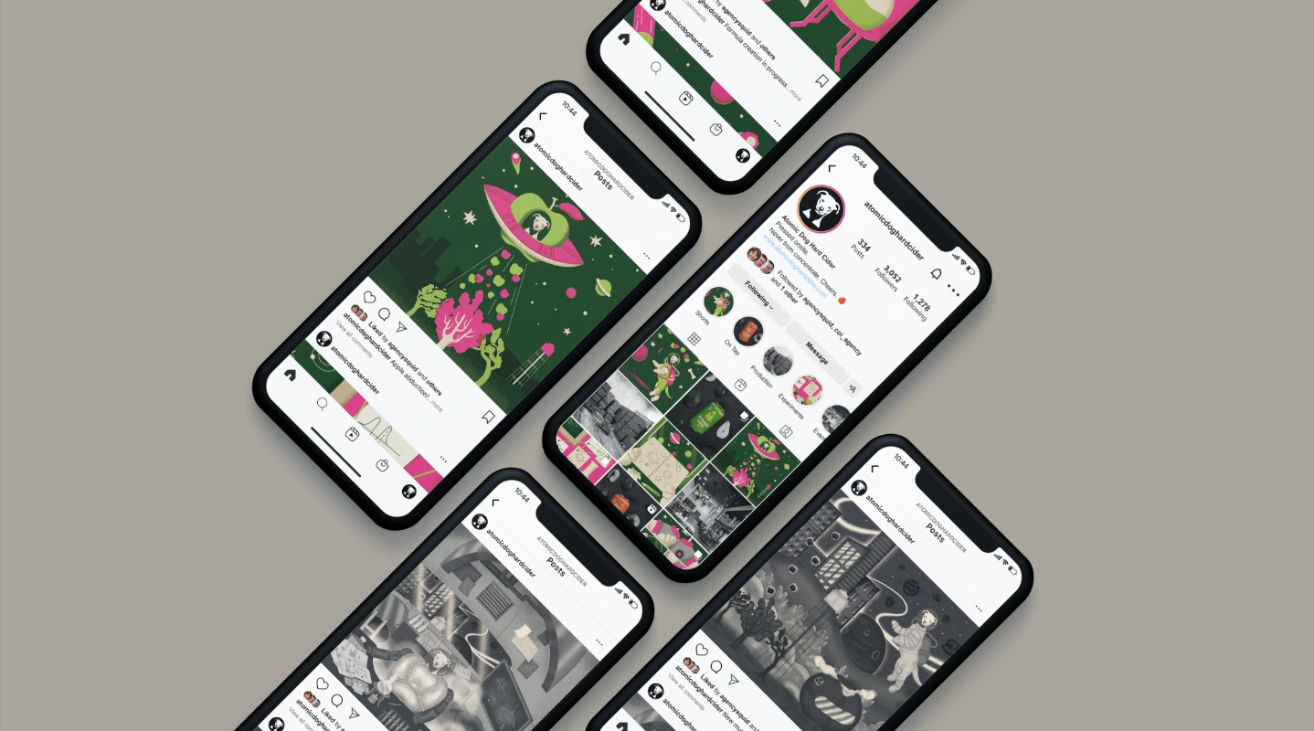 Brand redesign & Campaign for Atomic Dog Hard Cider