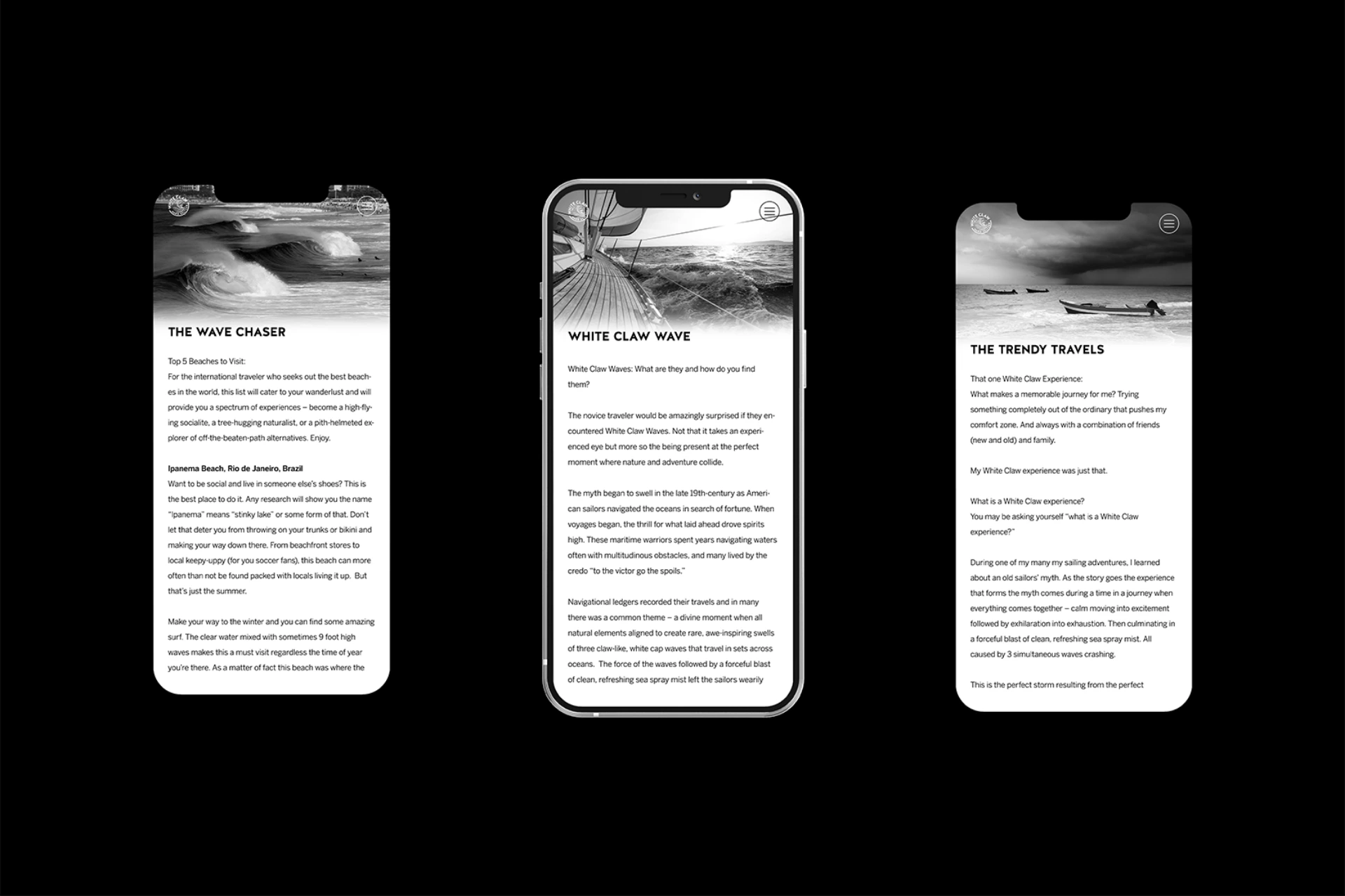 White Claw Hard Seltzer Advertising & Brand Development | Agency Squid