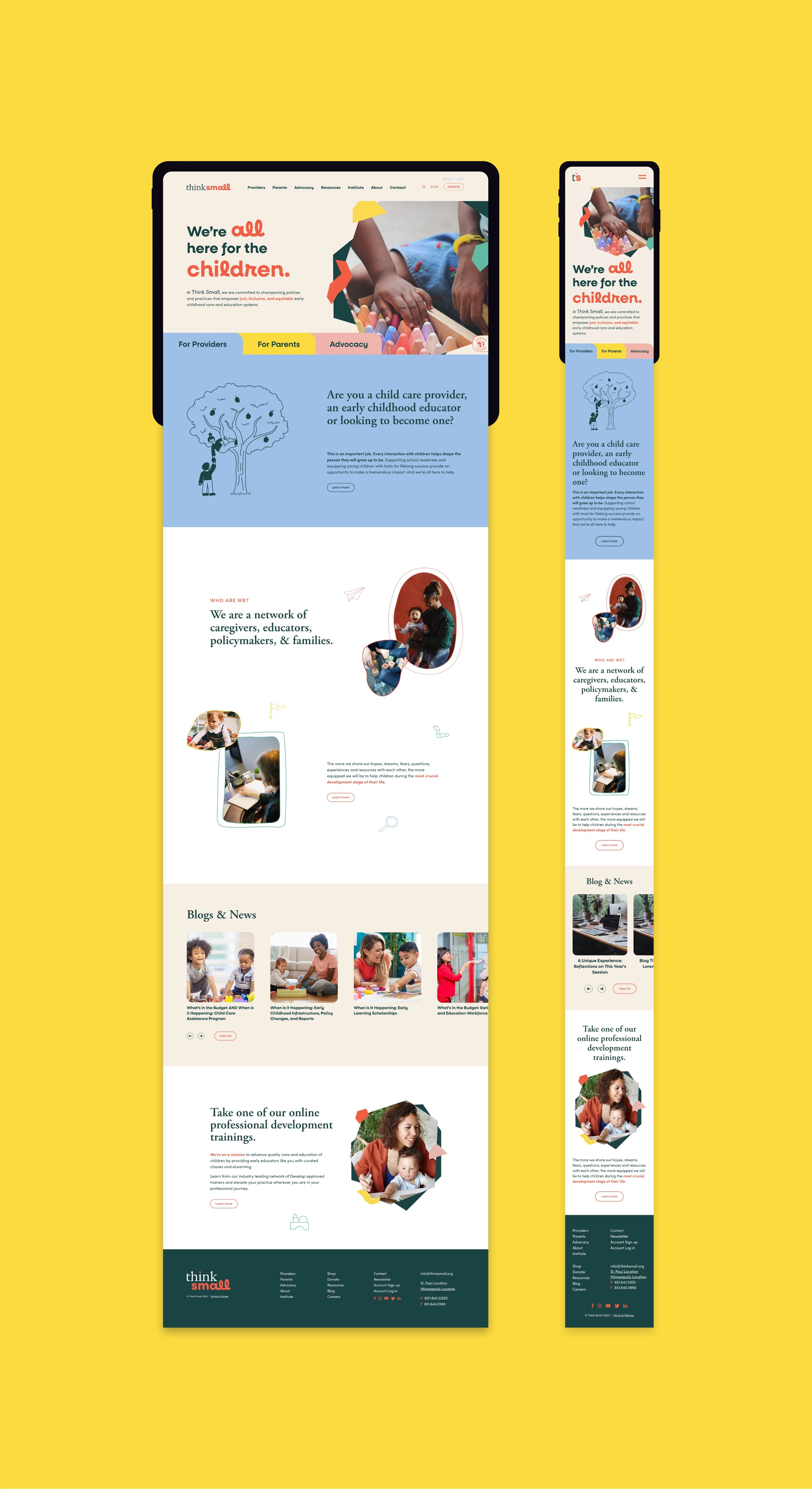 Rebranding and campaign expands Think Small's reach in early childhood ...