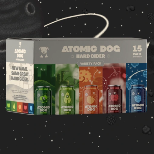 Brand redesign & Campaign for Atomic Dog Hard Cider