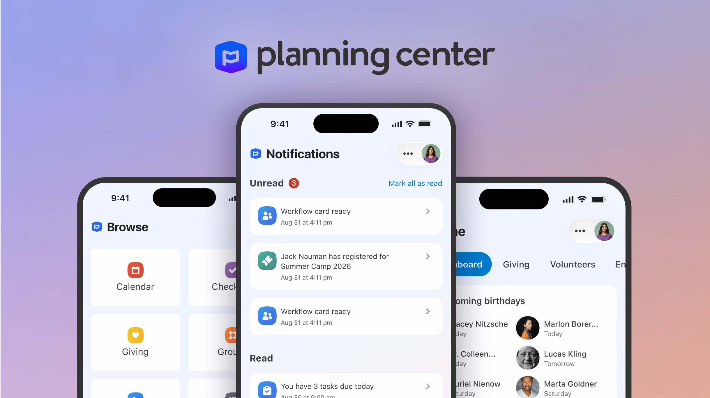 Announcing the Planning Center app: All your ministry work, now in your ...