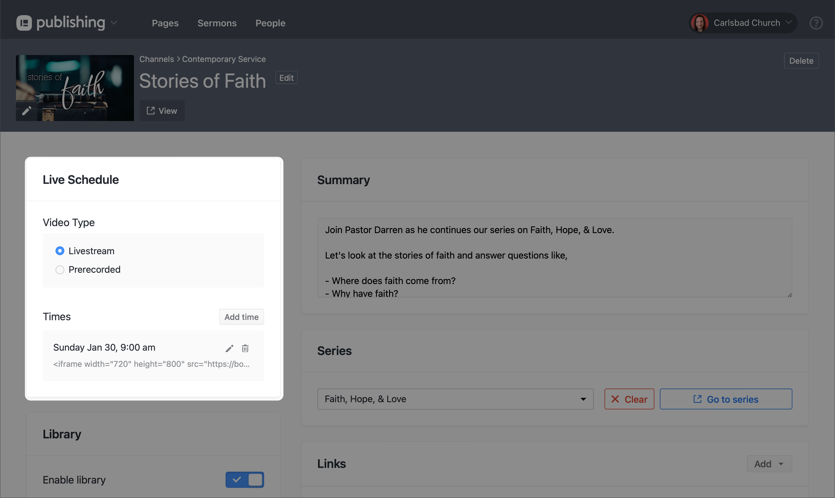 BoxCast | Planning Center Integrations