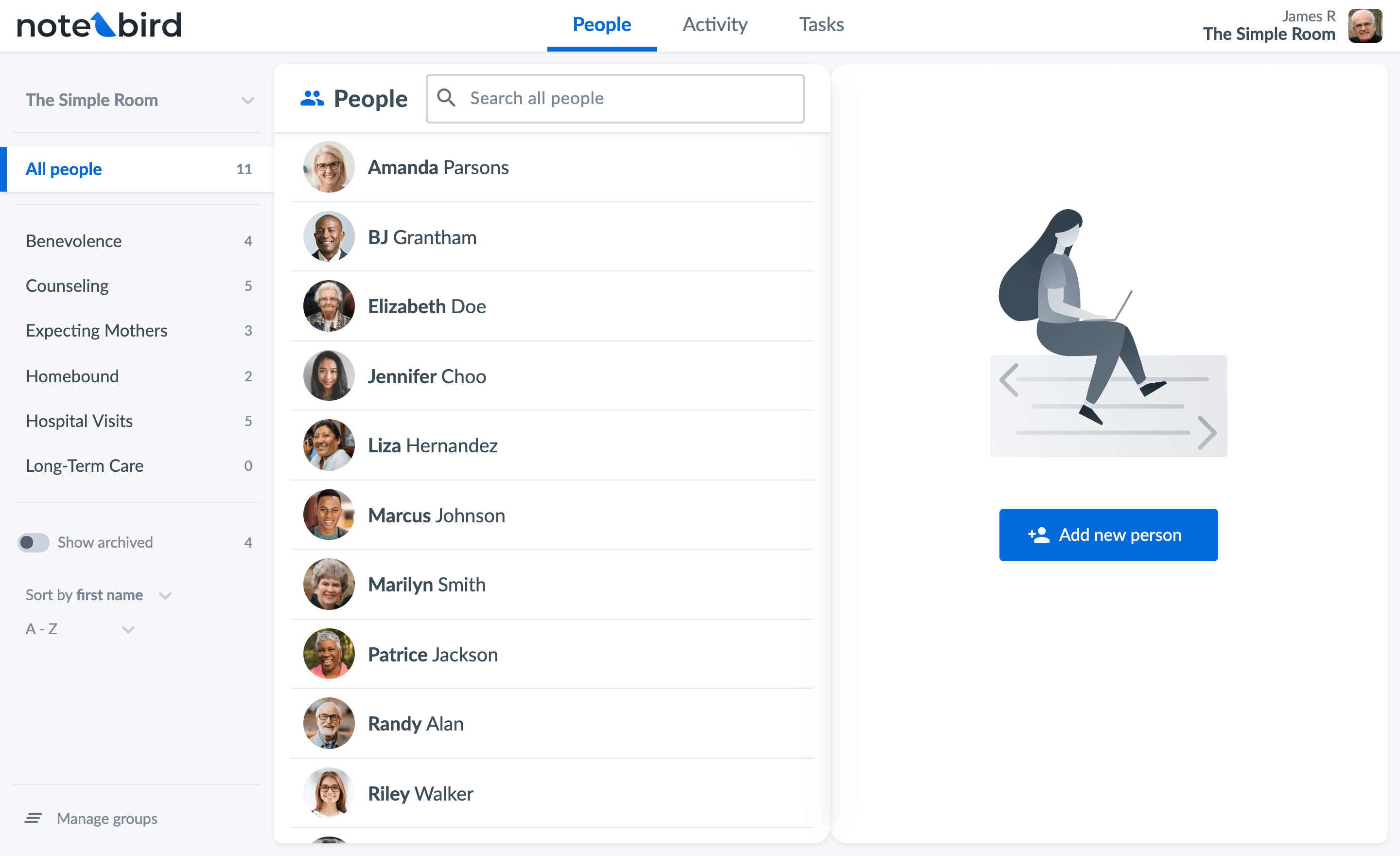 Notebird | Planning Center Integrations