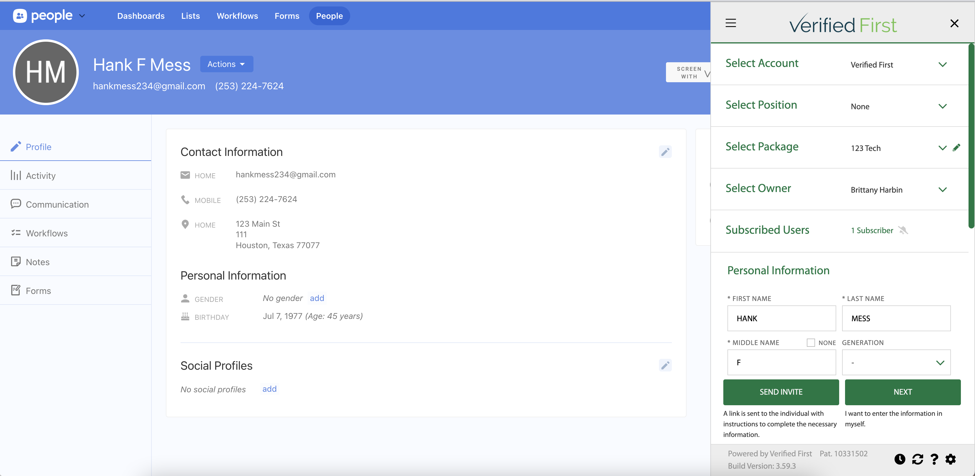 Verified First | Planning Center Integrations