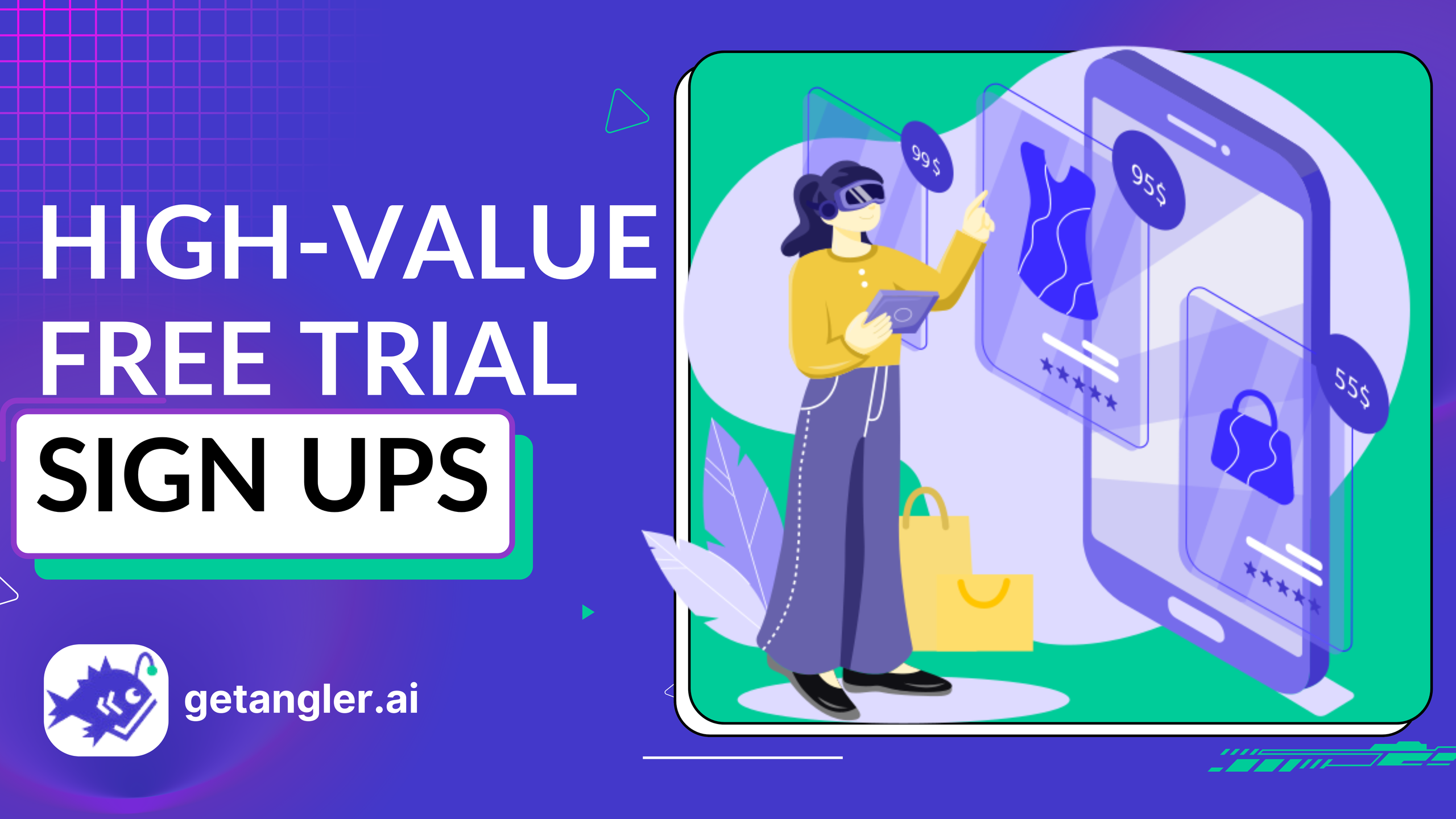 Acquire high-value signups for your free trial with Predictive AI