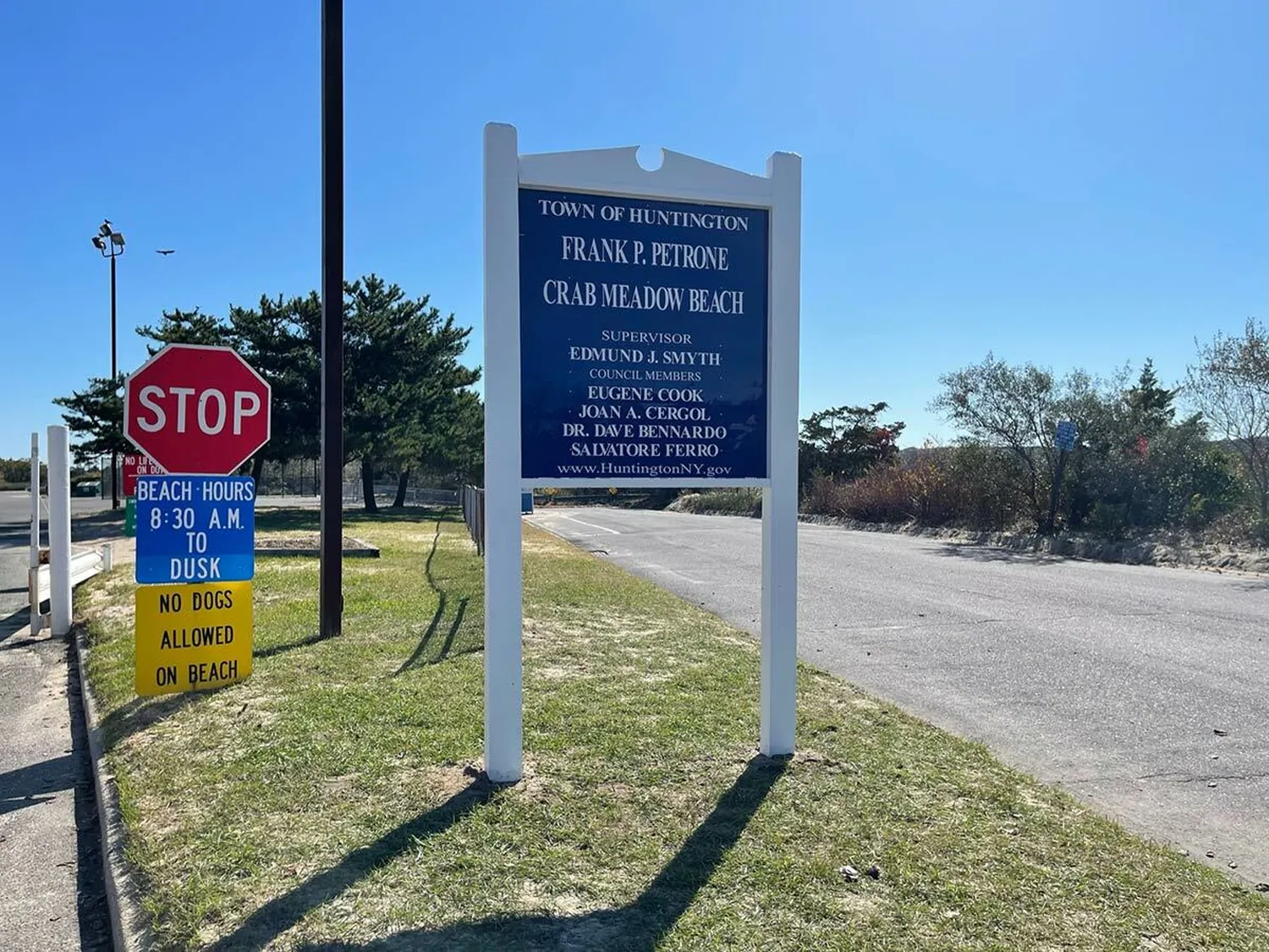 “Frank P. Petrone Crab Meadow Beach” name change official after ceremony