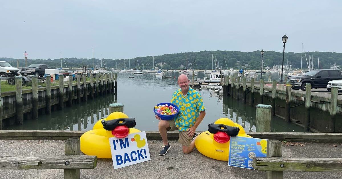 Mr. Quackers makes a scene around town as annual duck race approaches