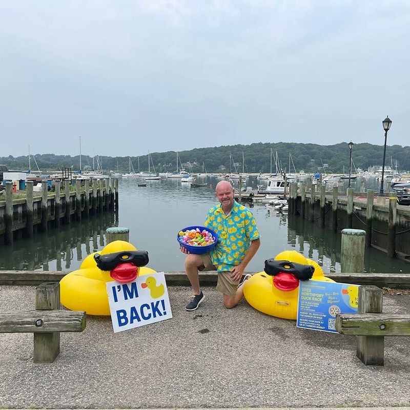 Mr. Quackers makes a scene around town as annual duck race approaches