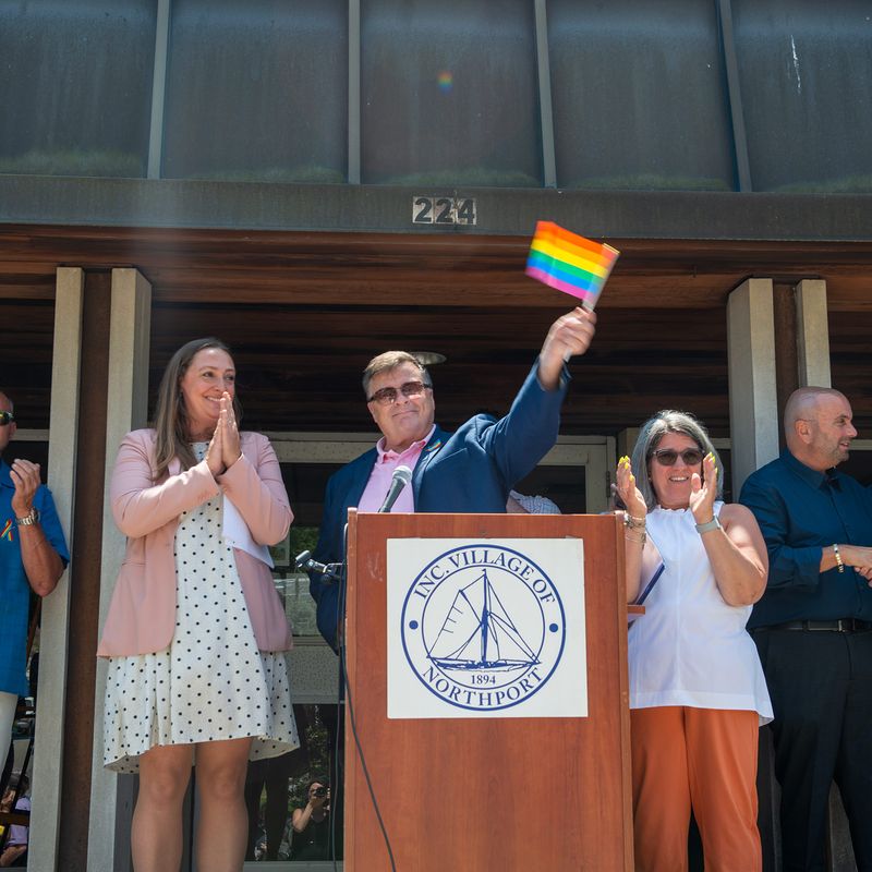 First-ever flag-raising ceremony an uplifting start to Pride month