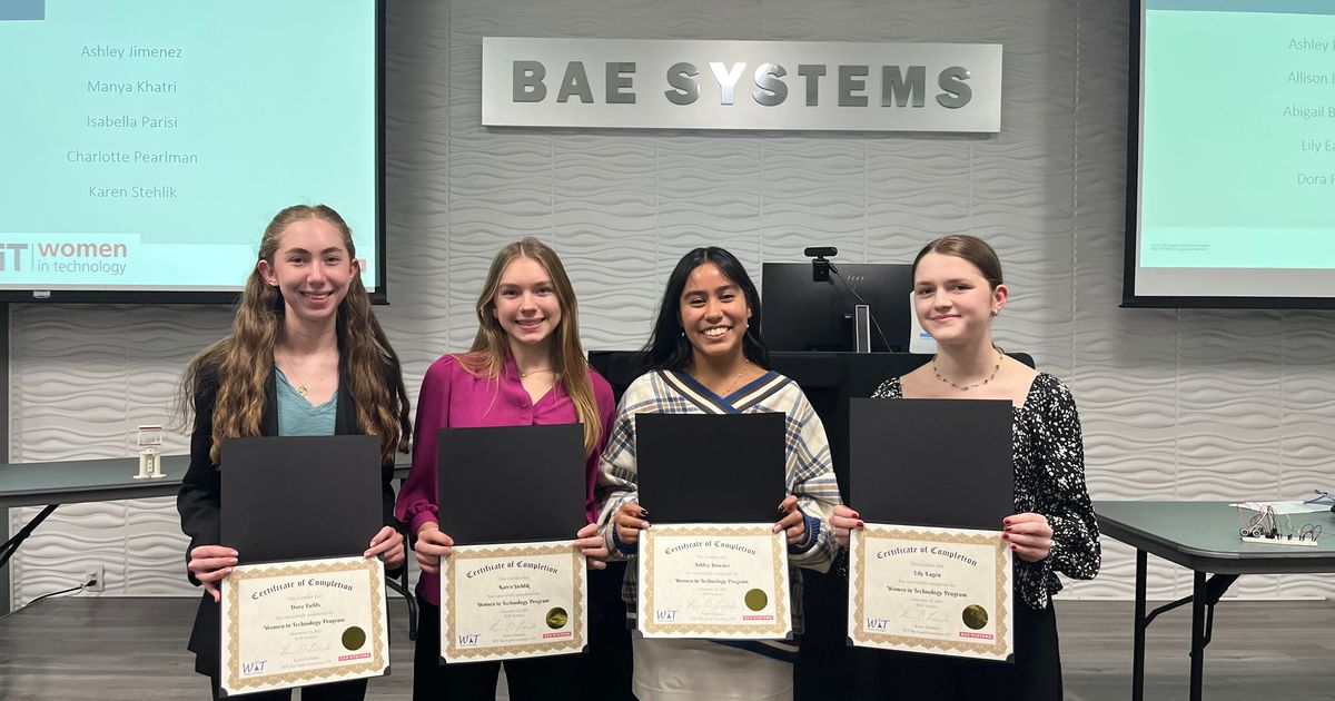 Nhs Students Participate In Bae Systems Women In Technology Program ...