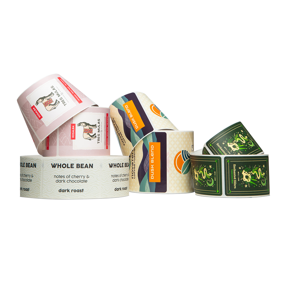 Custom Printed Coffee Bag Labels (Fast Turnaround) - Roastar