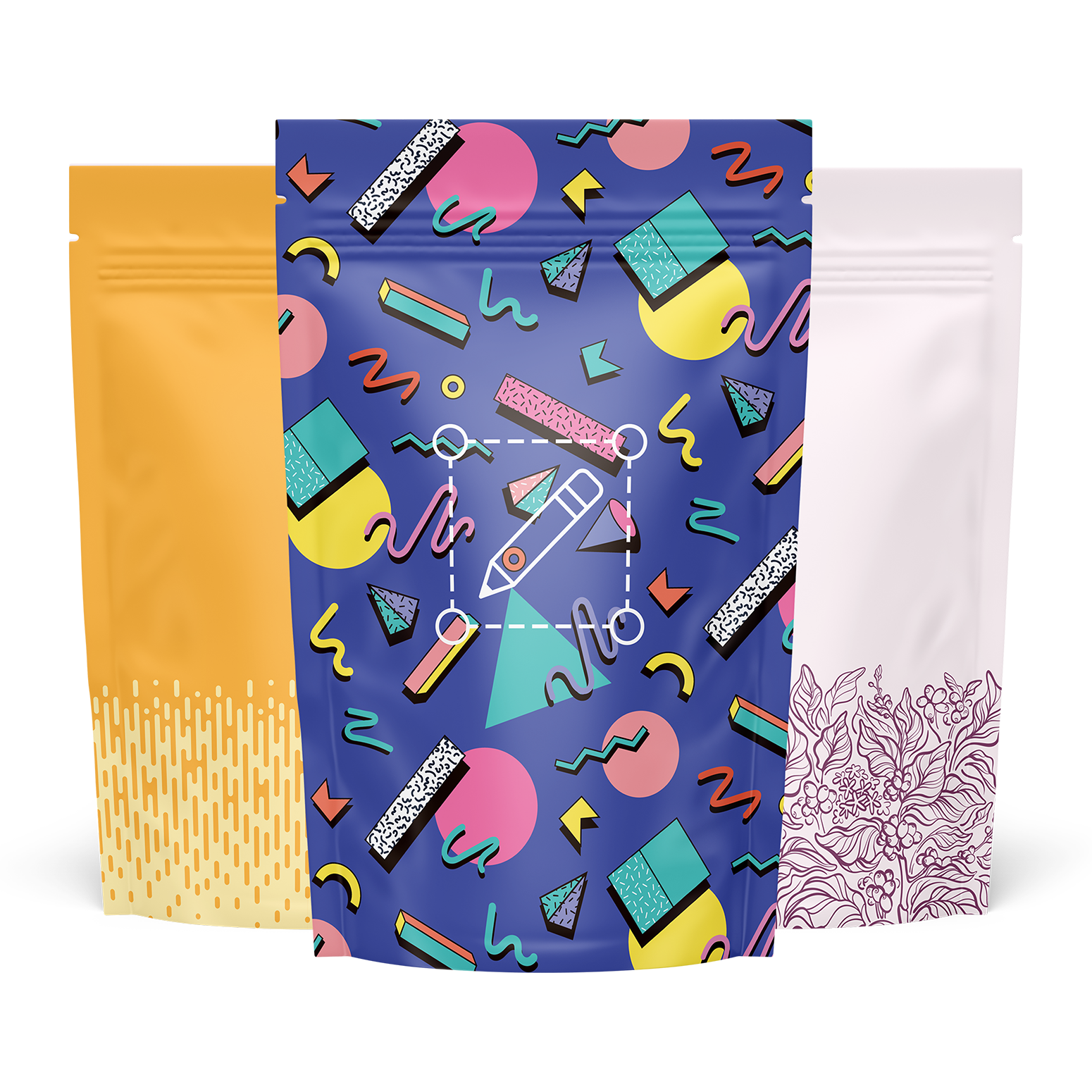 Design Your Own Personalized Stand Up Pouches for Product Packaging ...