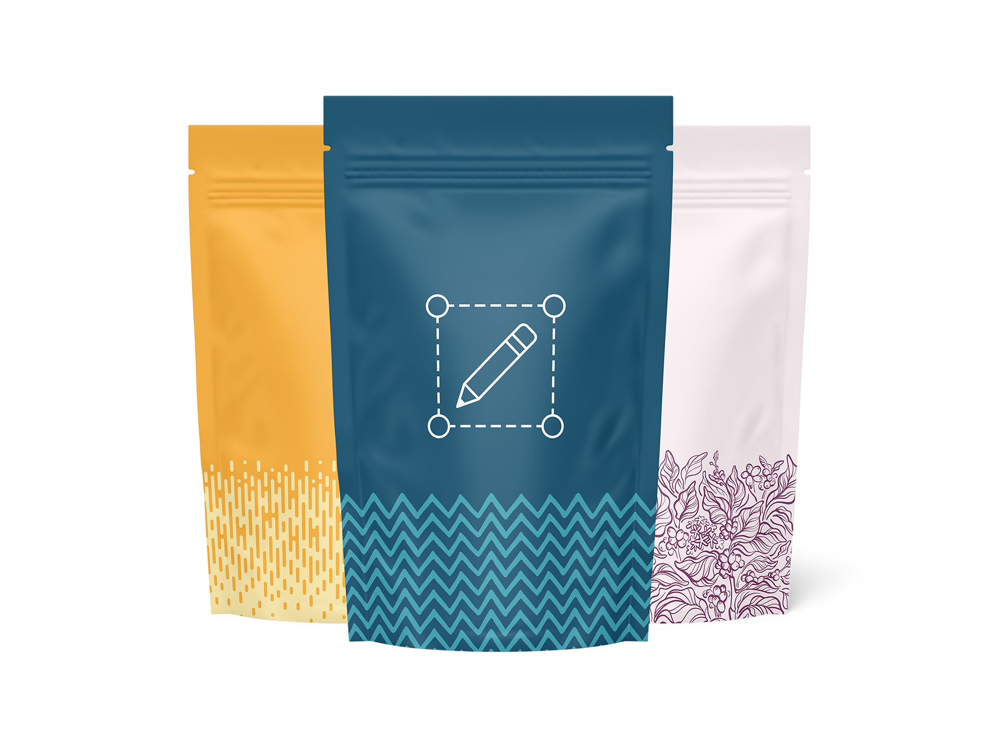 Design Your Own Personalized Stand Up Pouches for Product Packaging ...