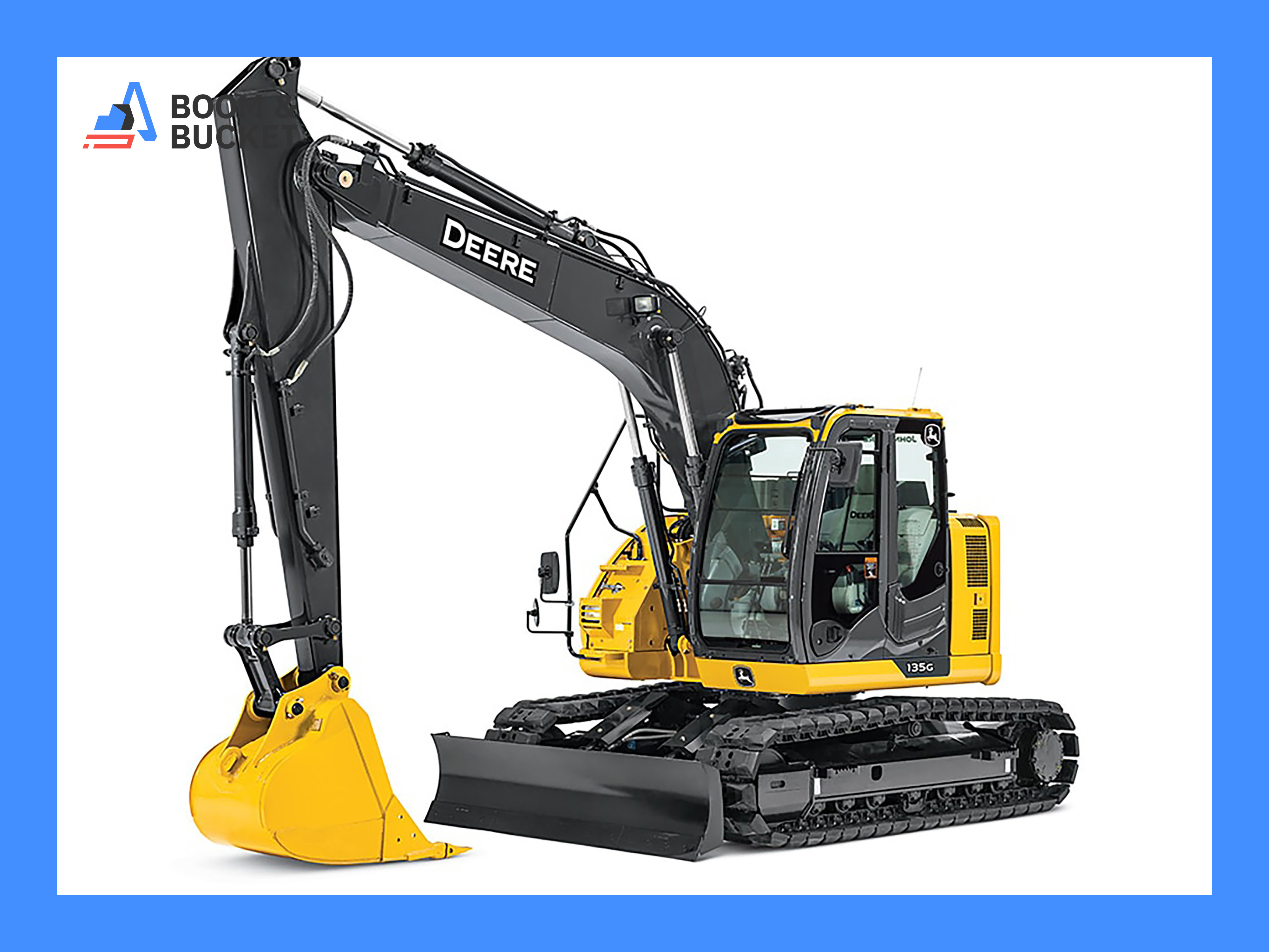 Used Deere 135g Specs & Features - Boom & Bucket