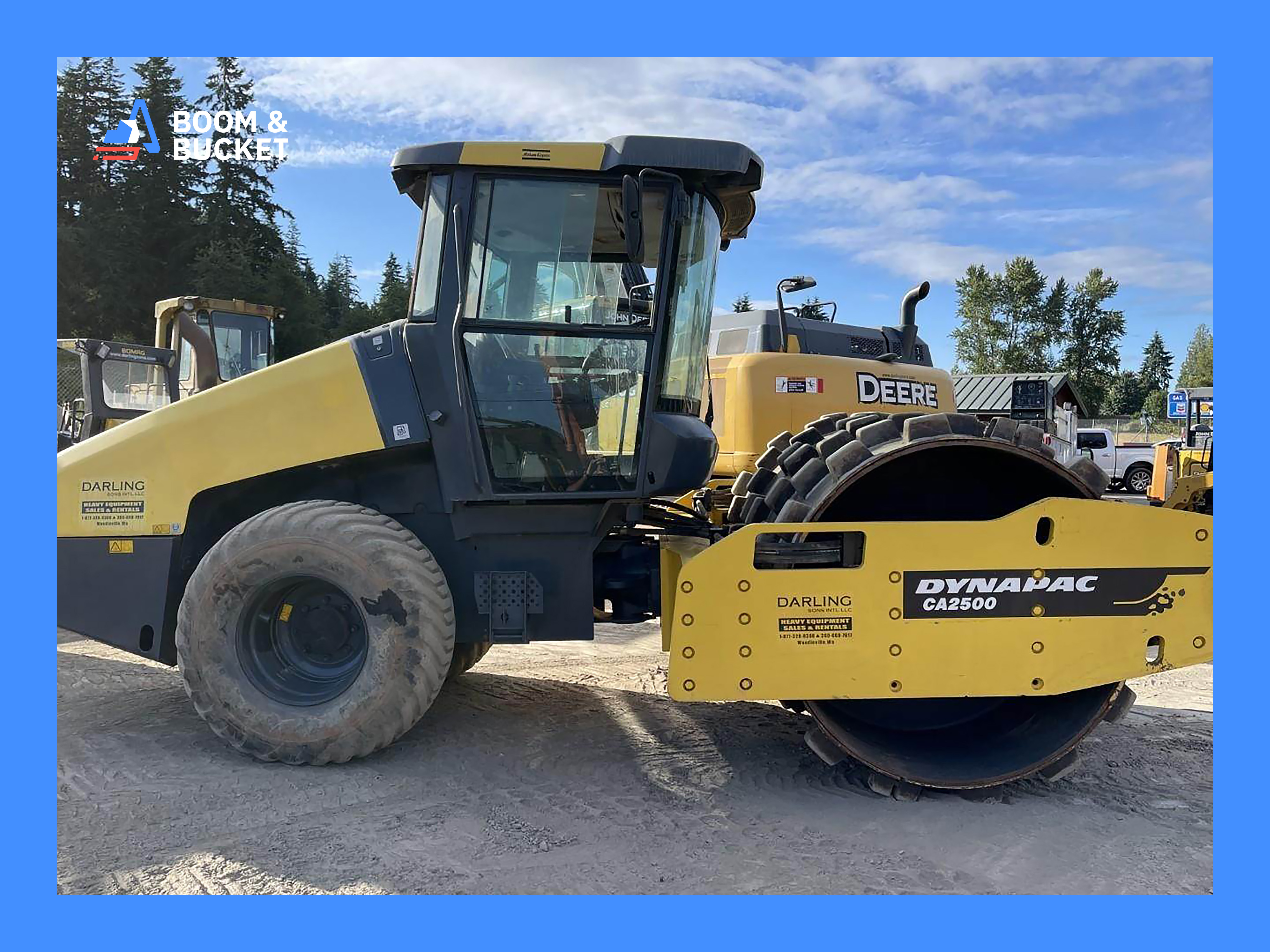 Used Dynapac Ca2500d Specs & Features - Boom & Bucket