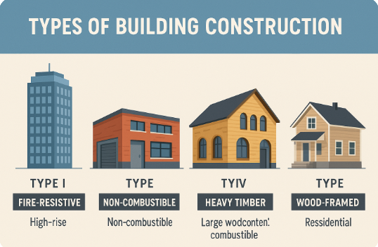Five Types Of Construction