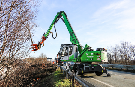 Complete Review : Sennebogen 718E Tree Handler