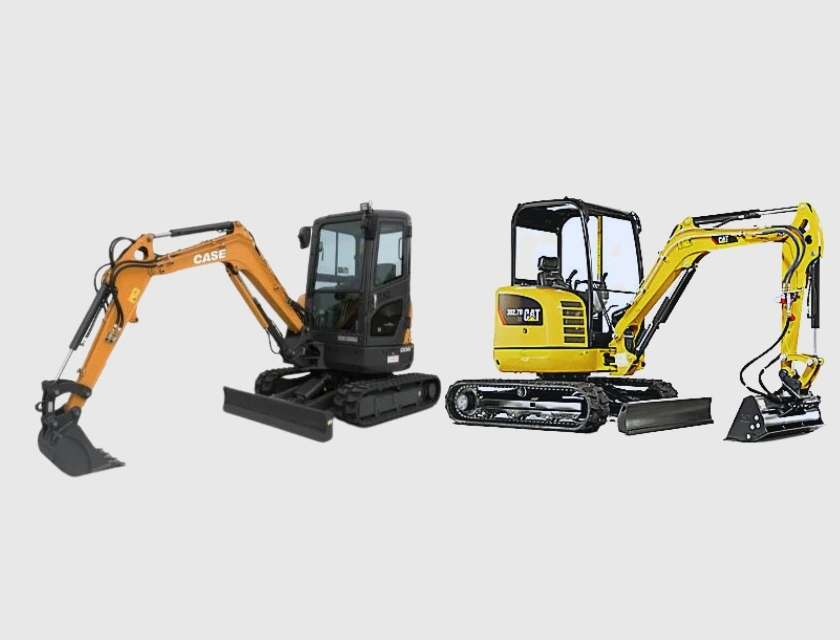 Case CX30C vs. Caterpillar 302.7D CR: Which is best?