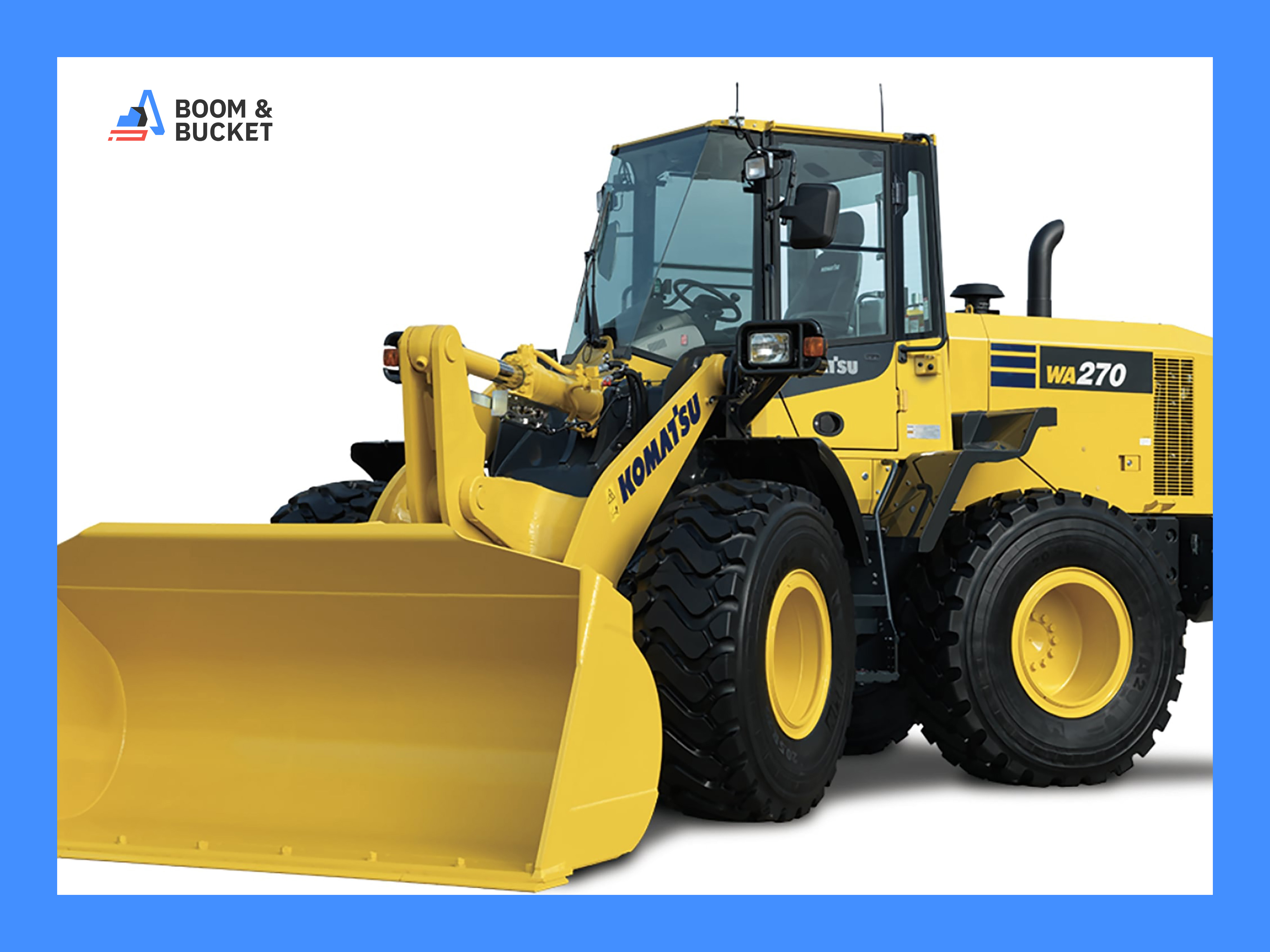 Used Komatsu Wa270 7 Specs & Features - Boom & Bucket