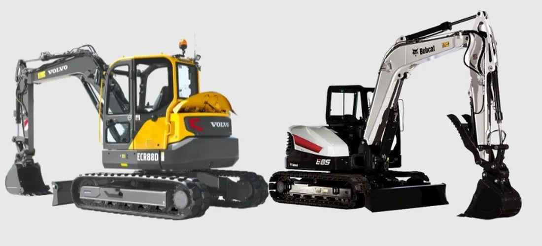 Volvo ECR88D vs. Bobcat E85: Which is best? - Boom & Bucket