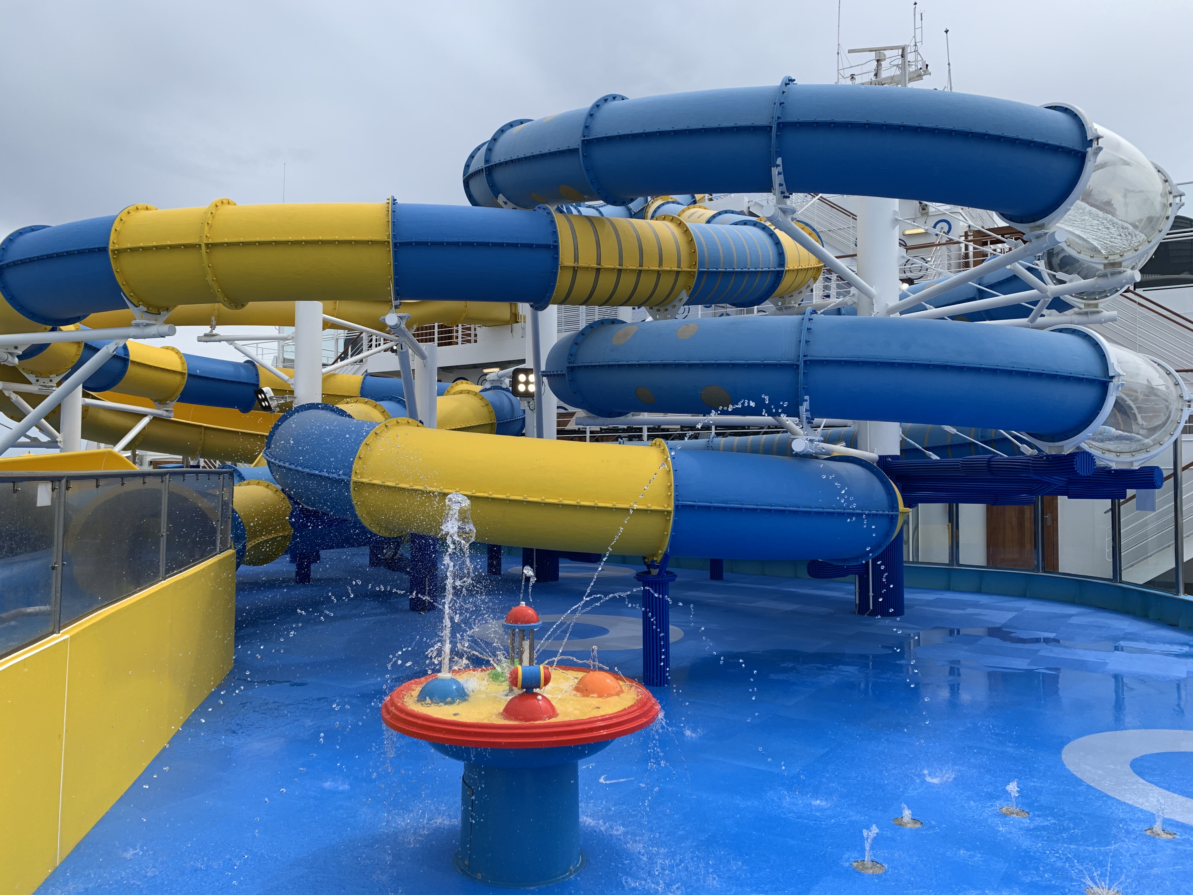 Carnival Twister Waterslide Onboard Waterslide Carnival