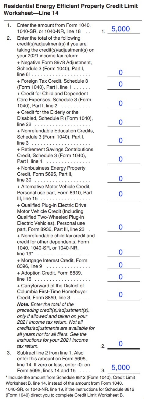 Form 5695 Instructions: Claiming the Solar Tax Credit | EnergySage