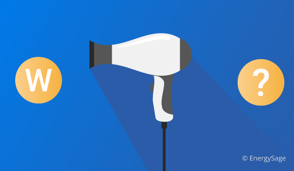 How Many Watts Does a Hair Dryer Use? | EnergySage