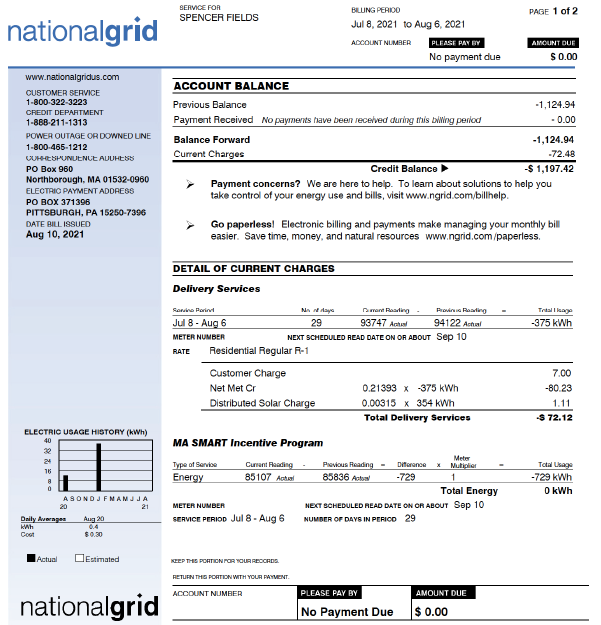 What Do Electricity Bills Look Like With Solar? | EnergySage