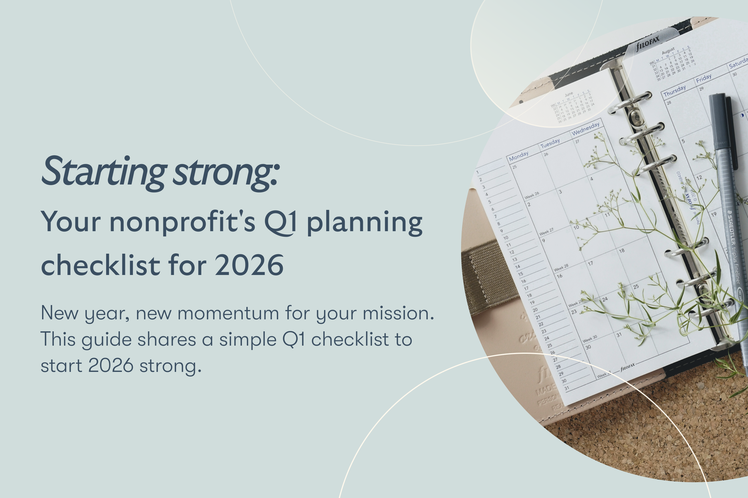 Q1 Planning Checklist for Nonprofits: Start 2026 Strong