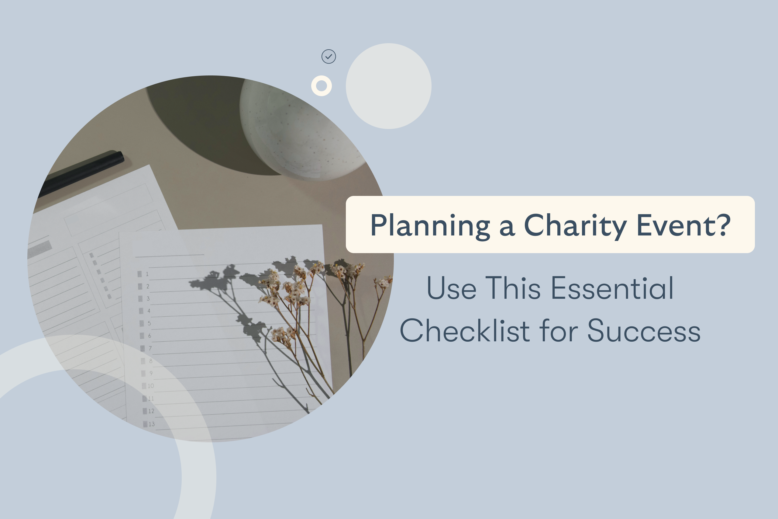 Planning a Charity Event? Use This Essential Checklist for Success