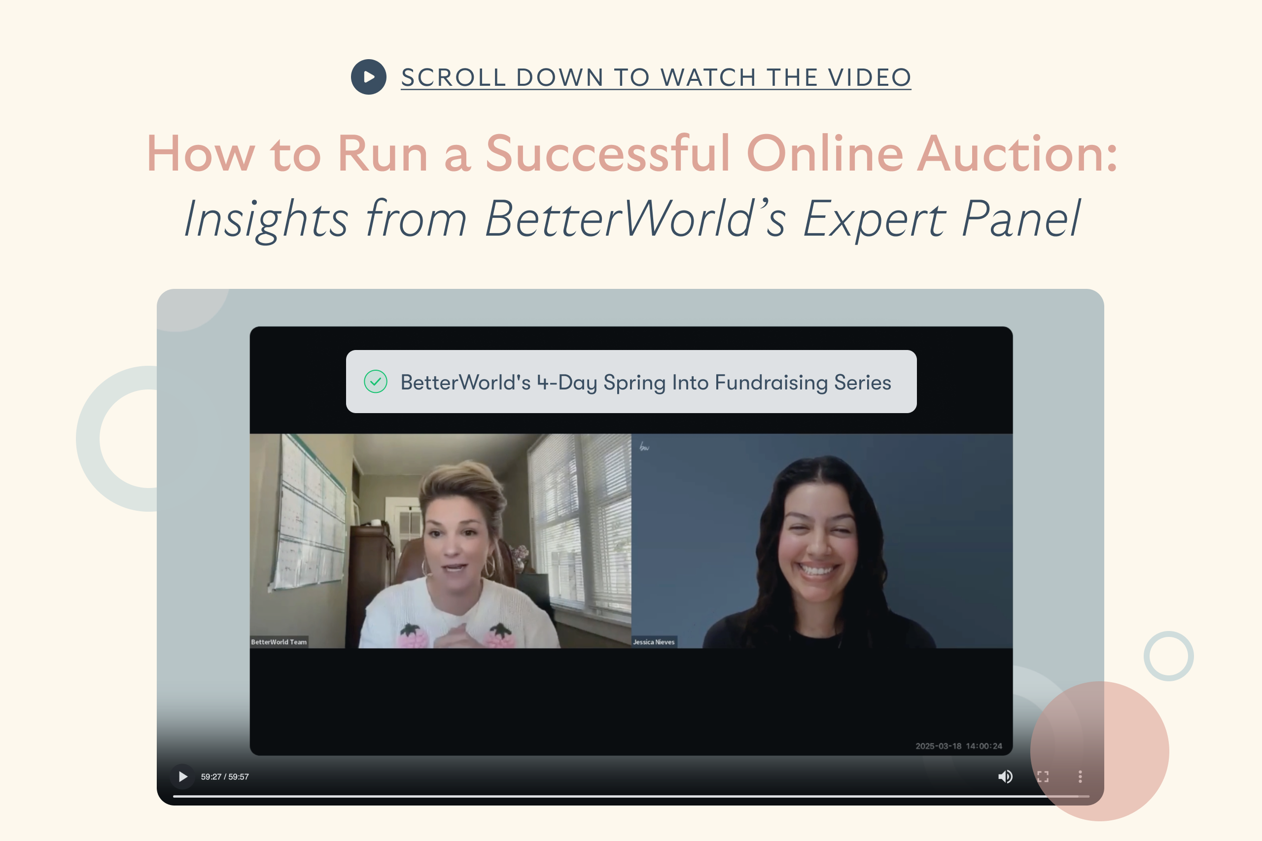 How to Run a Successful Online Auction: Insights from BetterWorld’s ...