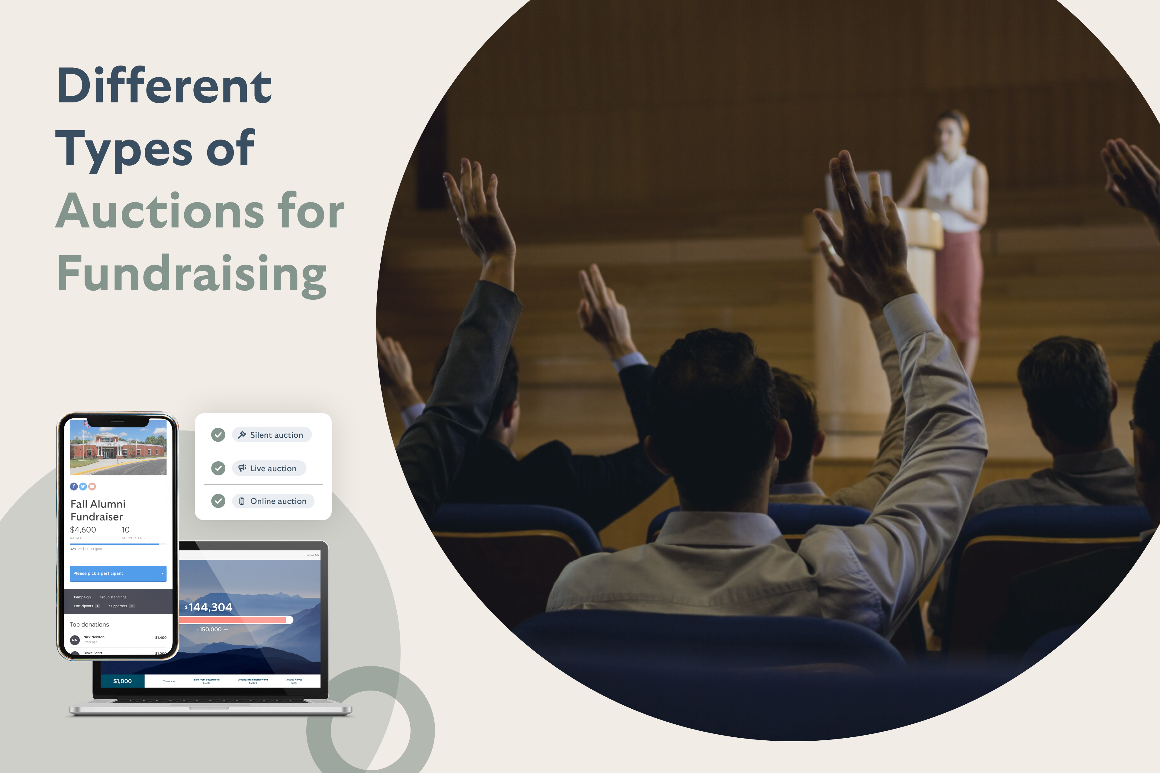 Different Types of Auctions for Fundraising