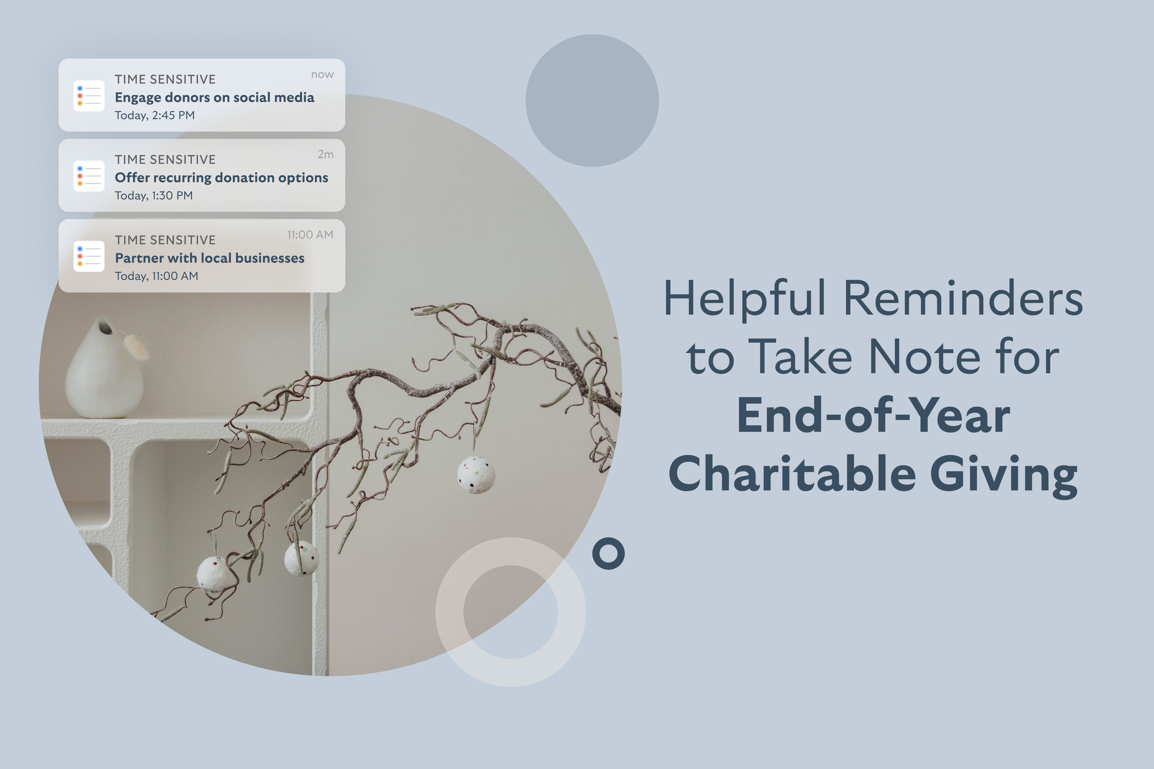 Helpful Reminders for End-of-Year Charitable Giving