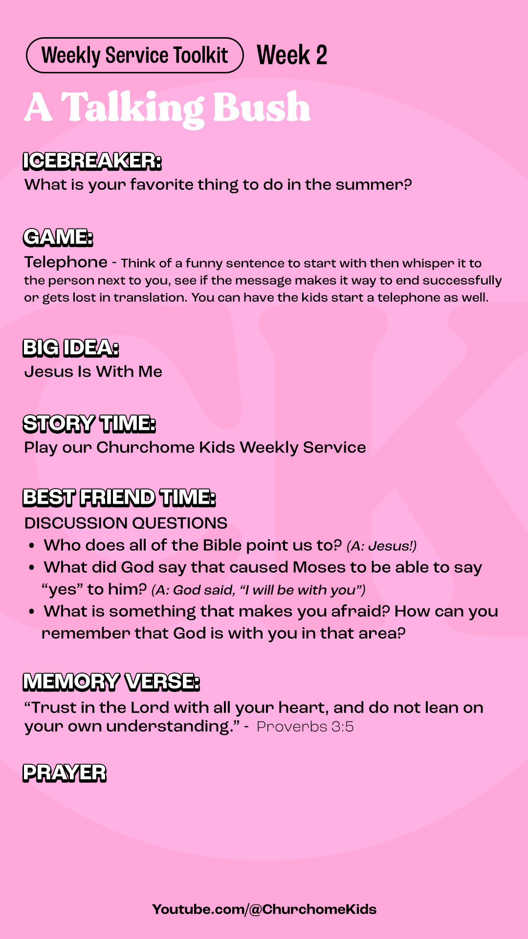 Message - The Home Show | A Talking Bush