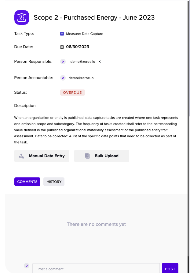 Data Capture Interface and Function | Zeroe Knowledge Base | Zeroe