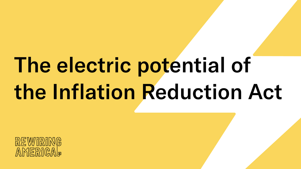 The electric potential of the Inflation Reduction Act
