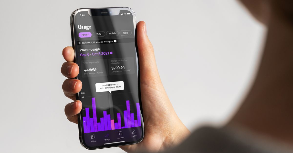 Orcon Mobile App for 2Degrees - Gladeye