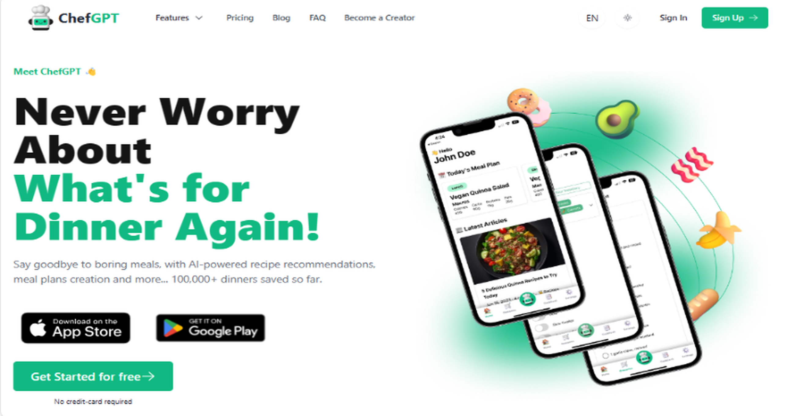 ChefGPT: Personal Chef Experience | Top AI Tools