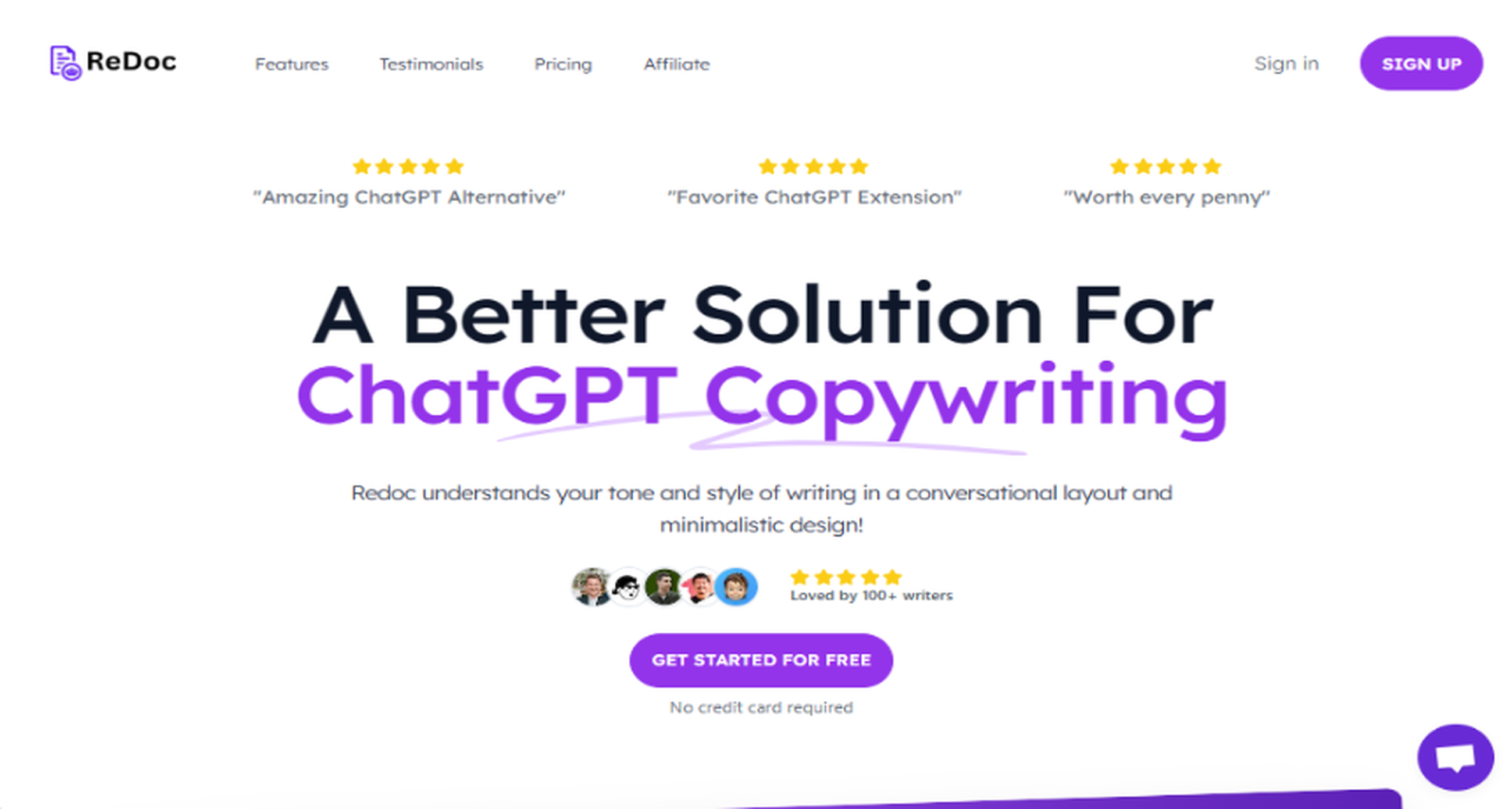 Redoc: AI Copywriting | Top AI Tools