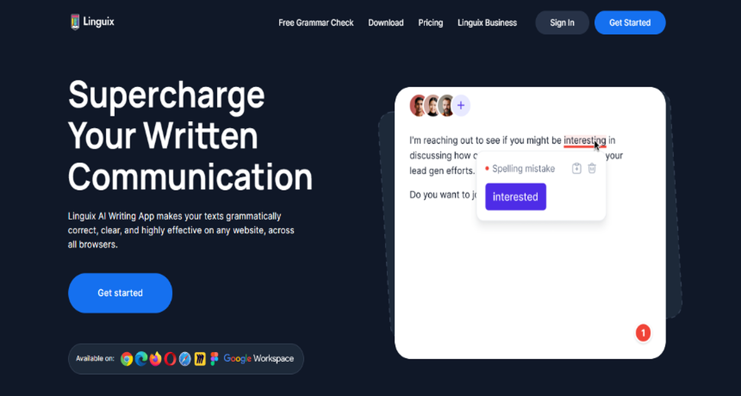 Linguix: Grammar & Style Checker | Top AI Tools