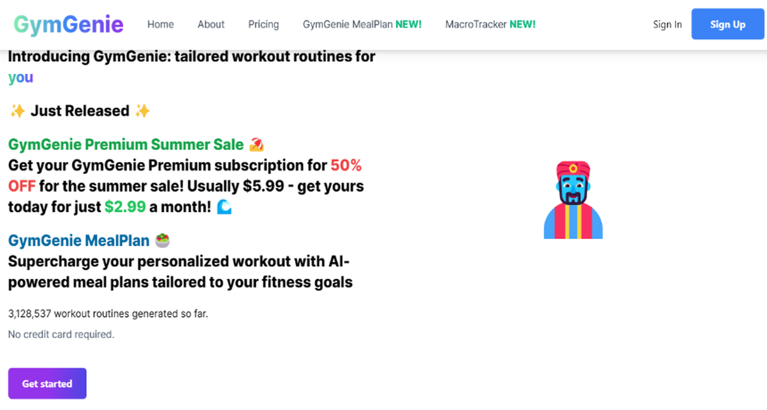 GymGenie: Personalized AI Fitness | Top AI Tools
