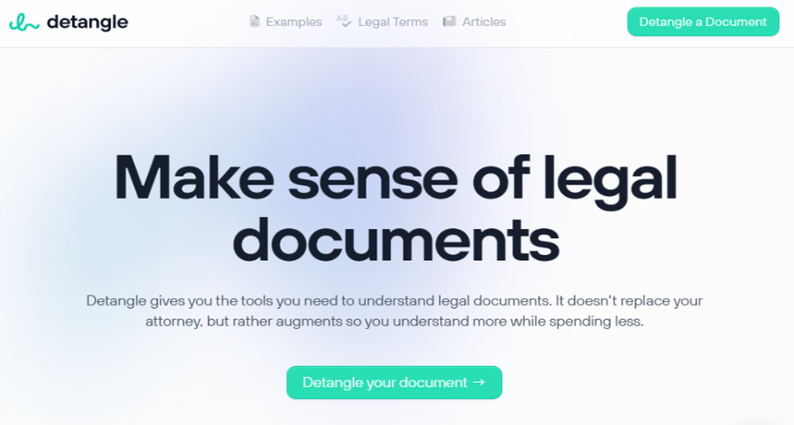 Detangle AI: Simplify Legal Documents | Top AI Tools