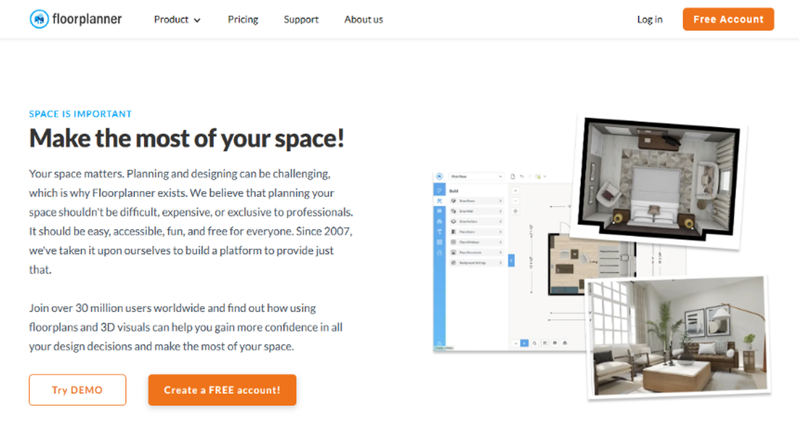 Floorplanner: Space Planning & 3D Visualization | Top AI Tools