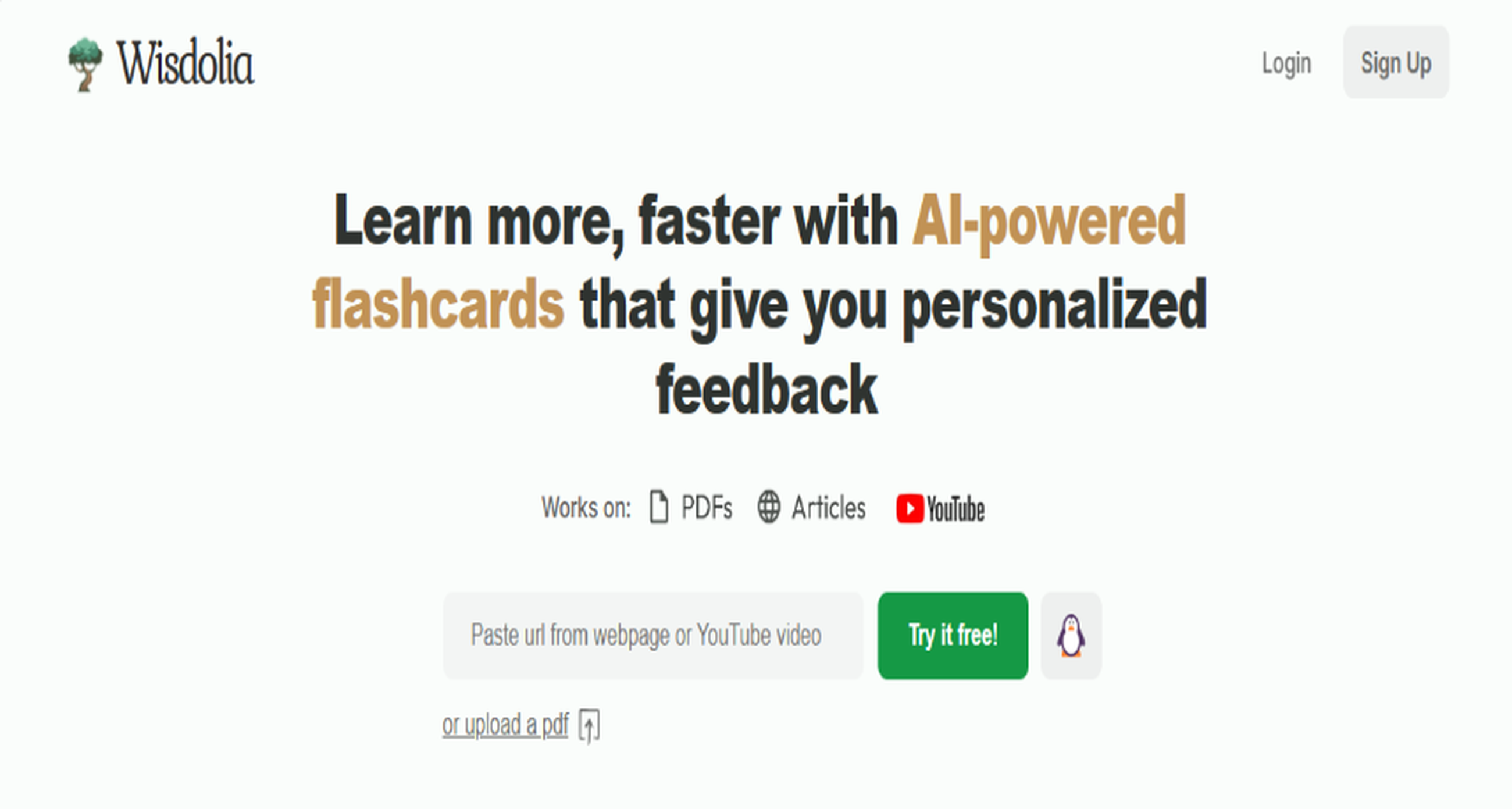 Wisdolia: AI-Powered Flashcards | Top AI Tools