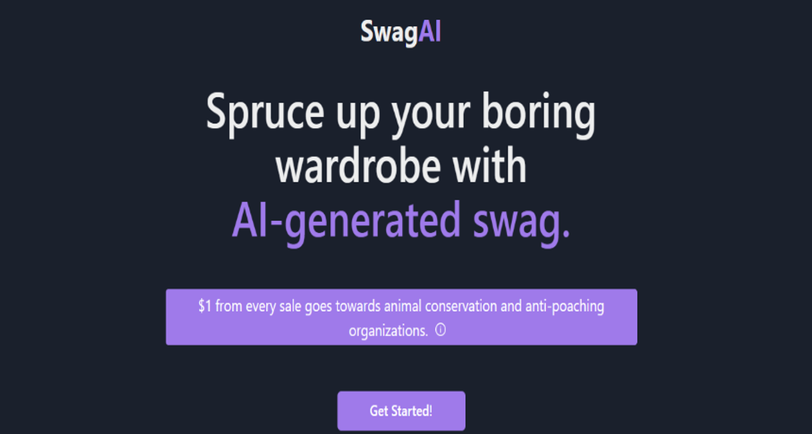 SwagAI: AI-Generated Clothing Designs | Top AI Tools