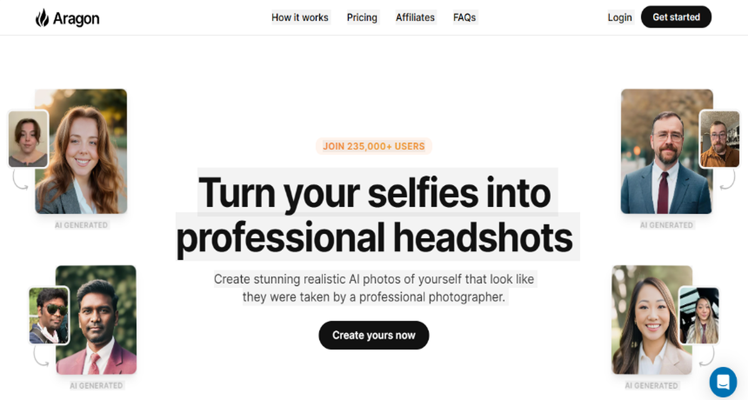 Aragon: AI Headshot Generator | Top AI Tools