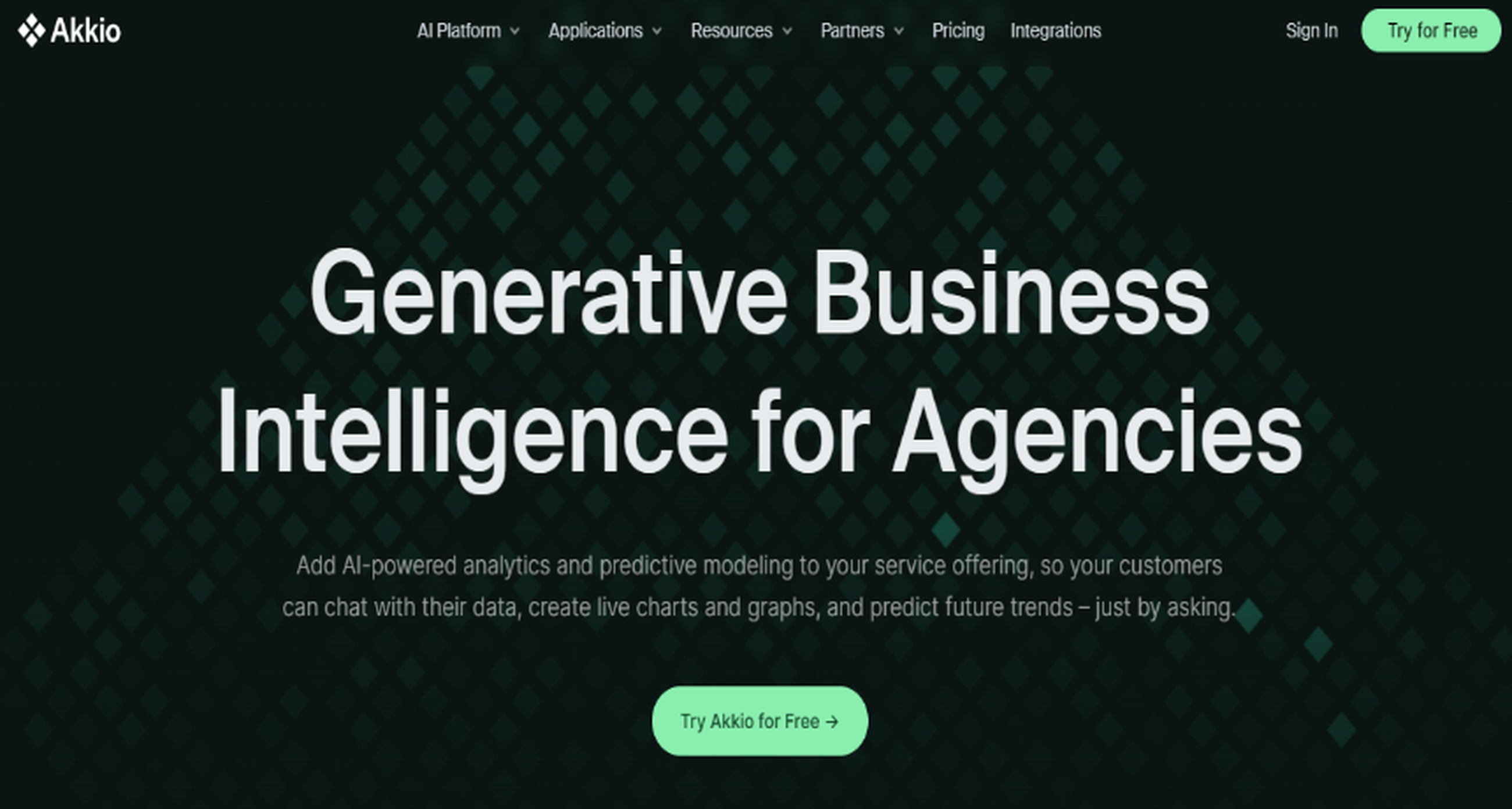 Akkio: AI Analytics & Predictive Modeling | Top AI Tools