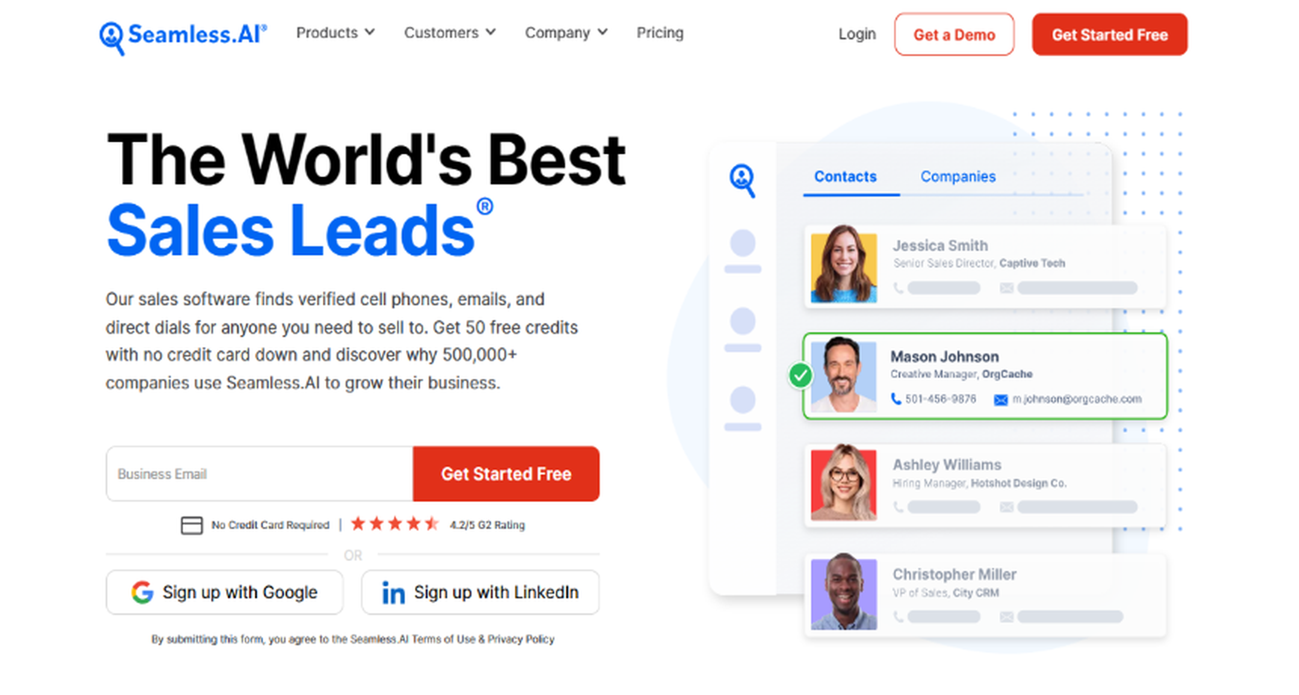Seamless AI B2B Sales Prospecting Platform | Top AI Tools